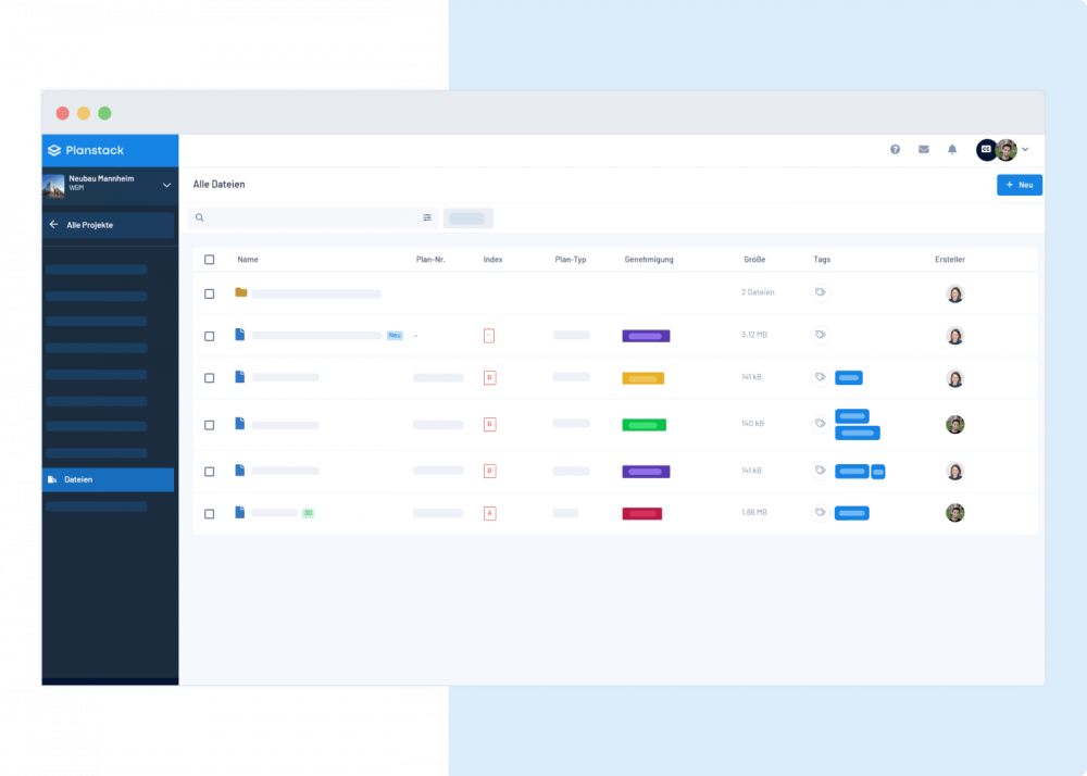 Projektplanung & Bauzeitenplanung - Jetzt kostenlos starten - Planstack